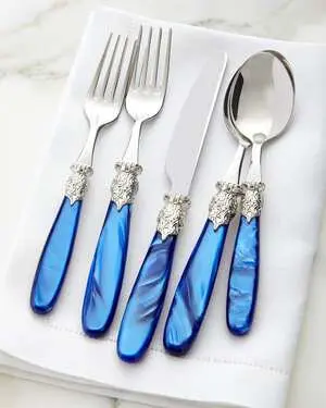 Neiman Marcus 20-piece Paris Flatware Service - Blue Pearl