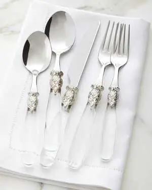 Neiman Marcus 20-piece Paris Flatware Service - Clear