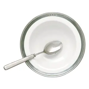 MATCH Convivio Cereal Bowl - Pewter/white