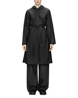 Rains A-line Waterproof Jacket - Black