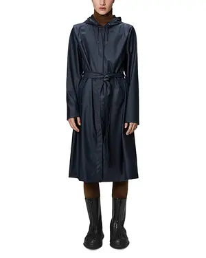 Rains A-line Waterproof Jacket - Navy