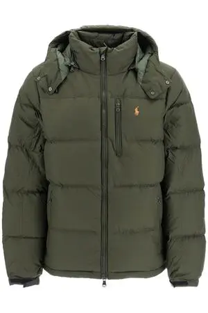 Polo Ralph Lauren Ripstop Down Jacket With Hood Green
