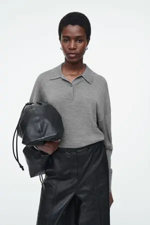 Cos Merino Wool Polo Shirt