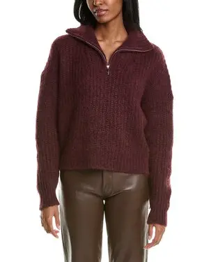 Ba&sh Ba&Sh Alpaca-Blend Pullover - Red
