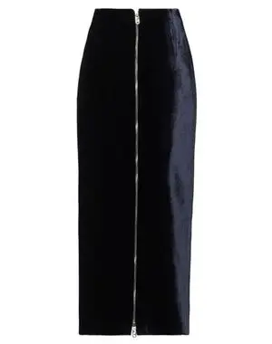Fendi Velvet Maxi Skirt - Blue