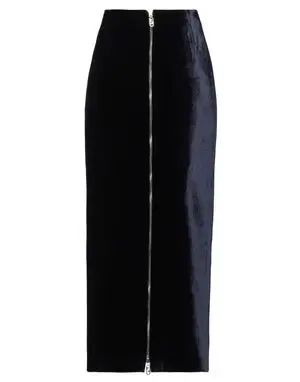 Fendi Velvet Maxi Skirt - Blue