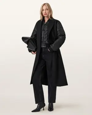ALLSAINTS Paulah Wool-blend Coat