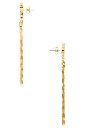 Saint Laurent Tassel Earrings - Dore
