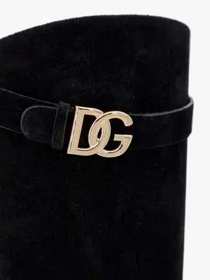 Dolce & Gabbana Cavallerizzo Suede Boots
