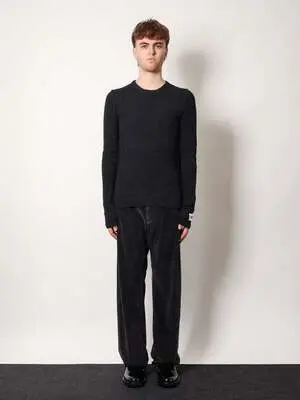 Dolce & Gabbana Ribbed Sweater With Label