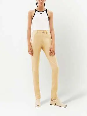 COURREGES Slim-fit Trousers - Neutrals