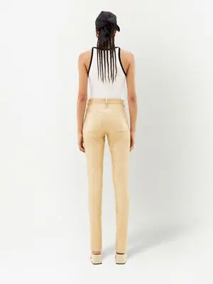 COURREGES Slim-fit Trousers - Neutrals