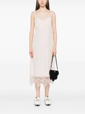 Simone Rocha Lace-trim Slip Dress