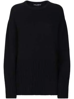 Dolce & Gabbana Balloon-sleeve Jumper - Black