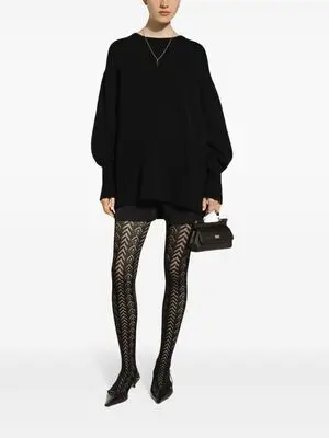 Dolce & Gabbana Balloon-sleeve Jumper - Black