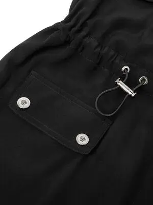 Versace Lavalli�re Silk Cargo Shirt Dress