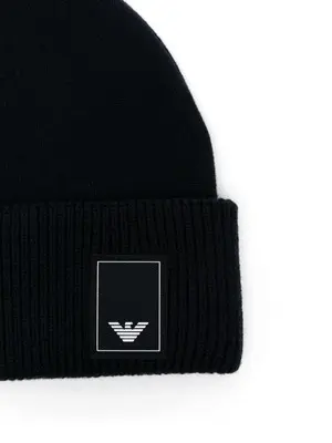 Emporio Armani Logo-patch Beanie