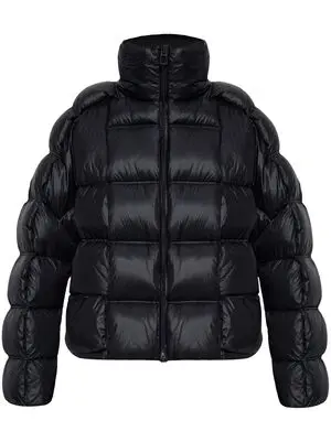 RAXXY Panelled Puffer Jacket - Black