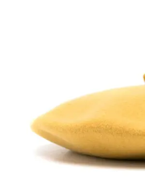 Borsalino Wool Beret - Yellow
