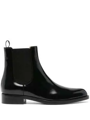GIANVITO ROSSI 25mm Leather Chelsea Boots