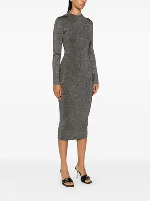 Michael Kors Lamé Midi Dress