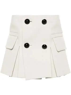 Sacai Pleated Thigh-length Shorts