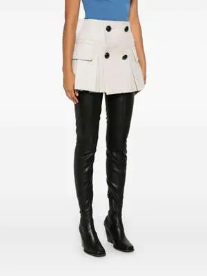 Sacai Pleated Thigh-length Shorts