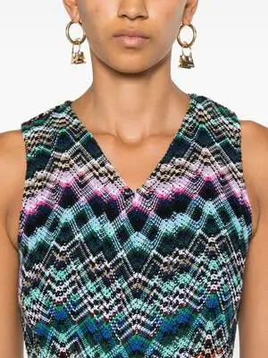 Missoni Interwoven-design Mini Dress