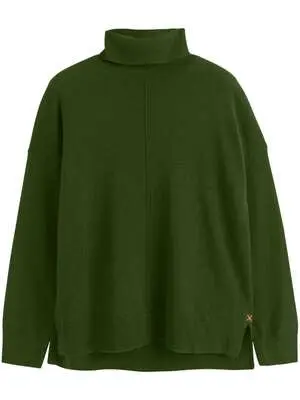 Chinti & Parker Roll-neck Knitted Jumper - Green