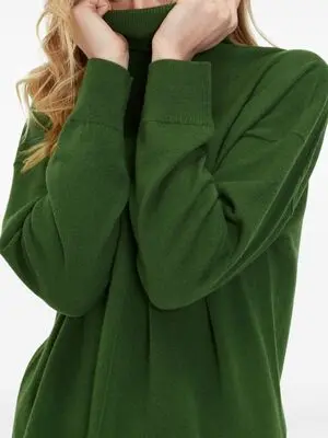 Chinti & Parker Roll-neck Knitted Jumper - Green