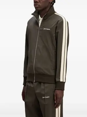 Palm Angels Logo-embroidered Jacket - Green
