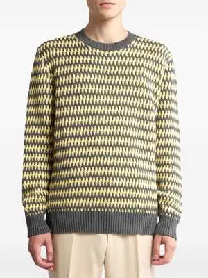 Etro Wool-jacquard Jumper - Yellow