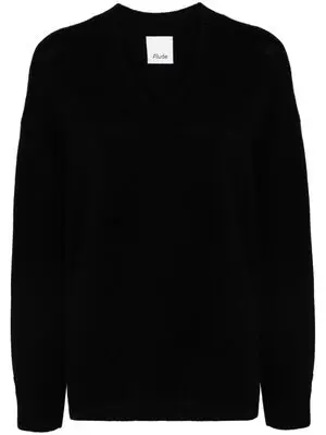 ALLUDE Cashmere Sweater - Black