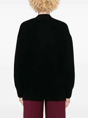 ALLUDE Cashmere Sweater - Black
