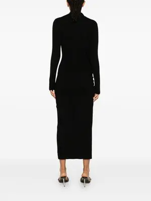 Michael Kors Ruched Midi Dress