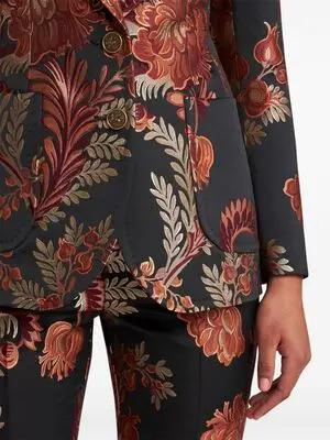 Etro Jacquard Blazer - Black