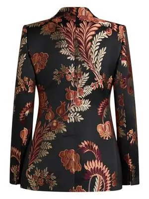 Etro Jacquard Blazer - Black