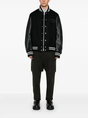 Sacai Panelled Bomber Jacket - Black