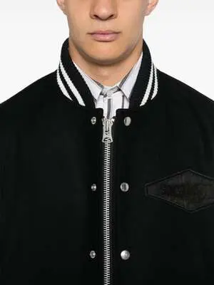 Sacai Panelled Bomber Jacket - Black