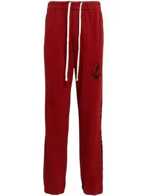 JAMES PERSE Grateful Dead Cotton Track Pants - Red
