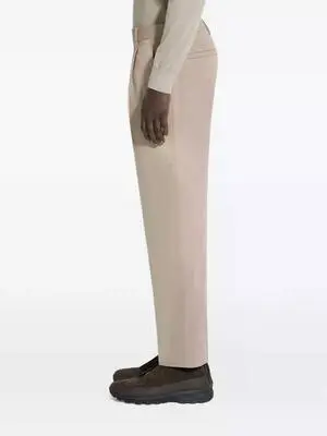 Zegna Pleated Trousers - Neutrals