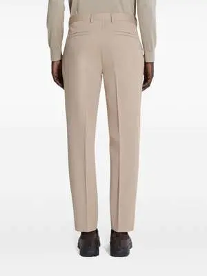 Zegna Pleated Trousers - Neutrals