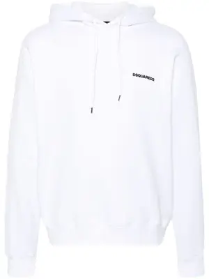 Dsquared2 Ceresio Map Hoodie - White