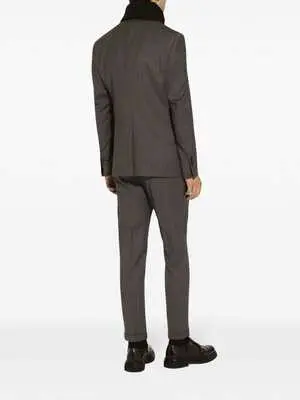 Dolce & Gabbana Pinstripe Single-breasted Jacket - Grey