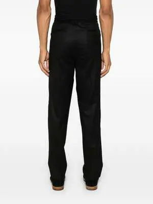 Brunello Cucinelli Pleat-detail Tapered Trousers - Black