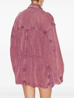 MARANT ETOILE Joanna Denim Jacket - Pink