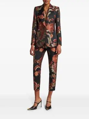 Etro Jacquard Tapered Trousers