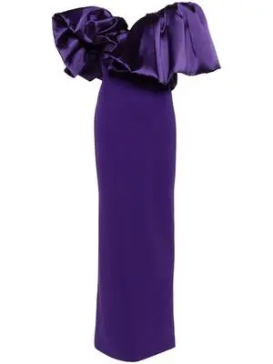 Solace London Cassia Maxi Dress - Purple