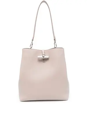 Longchamp Le Roseau Medium Shoulder Bag - Neutrals