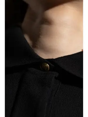 Palm Angels Cropped Polo Shirt